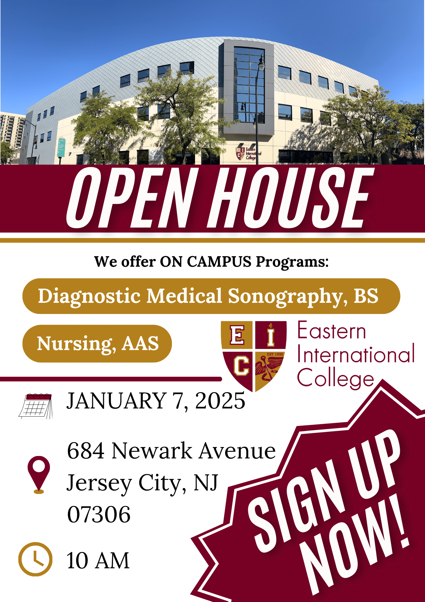 Home Page - Eastern International College